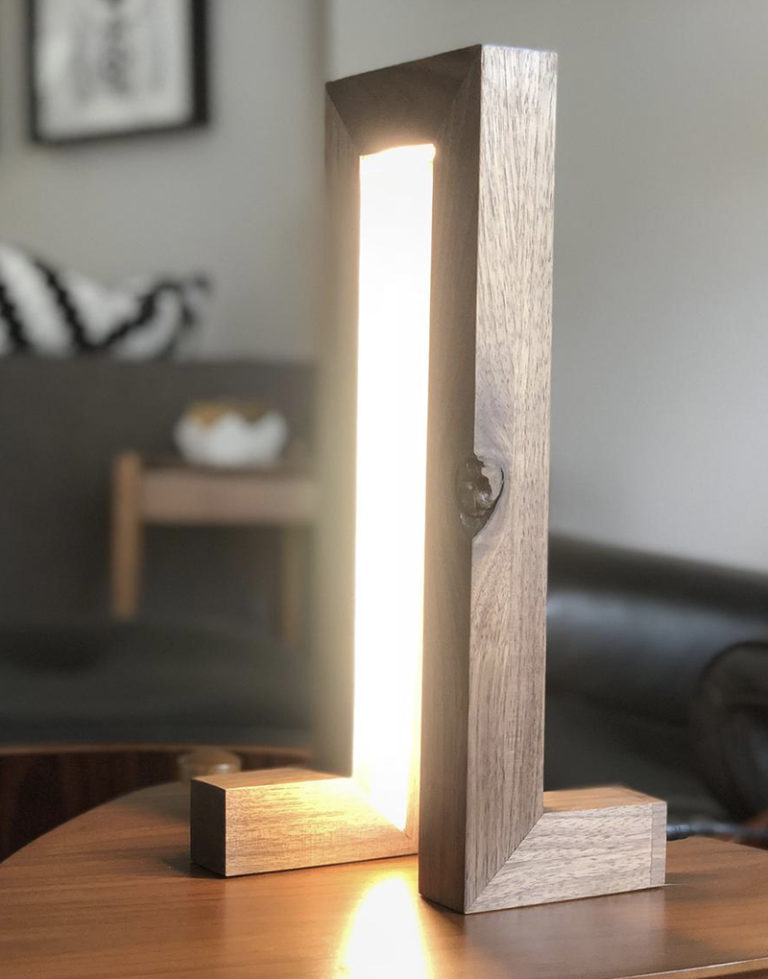 Arc LED Side Lamp | Modern Table Light - Lit Modern Designs