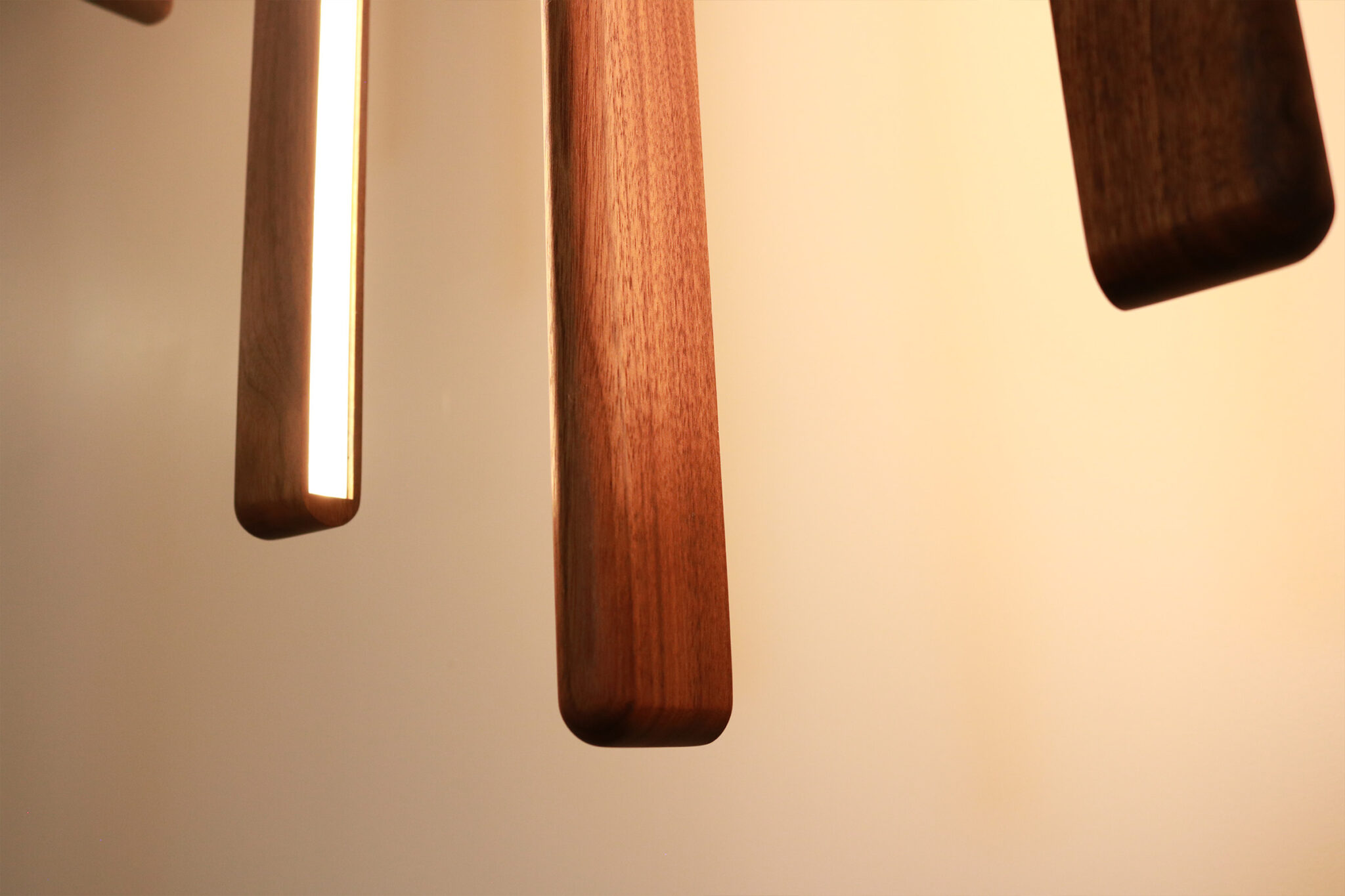 Linear Cluster LED Chandelier - Lit Modern Designs