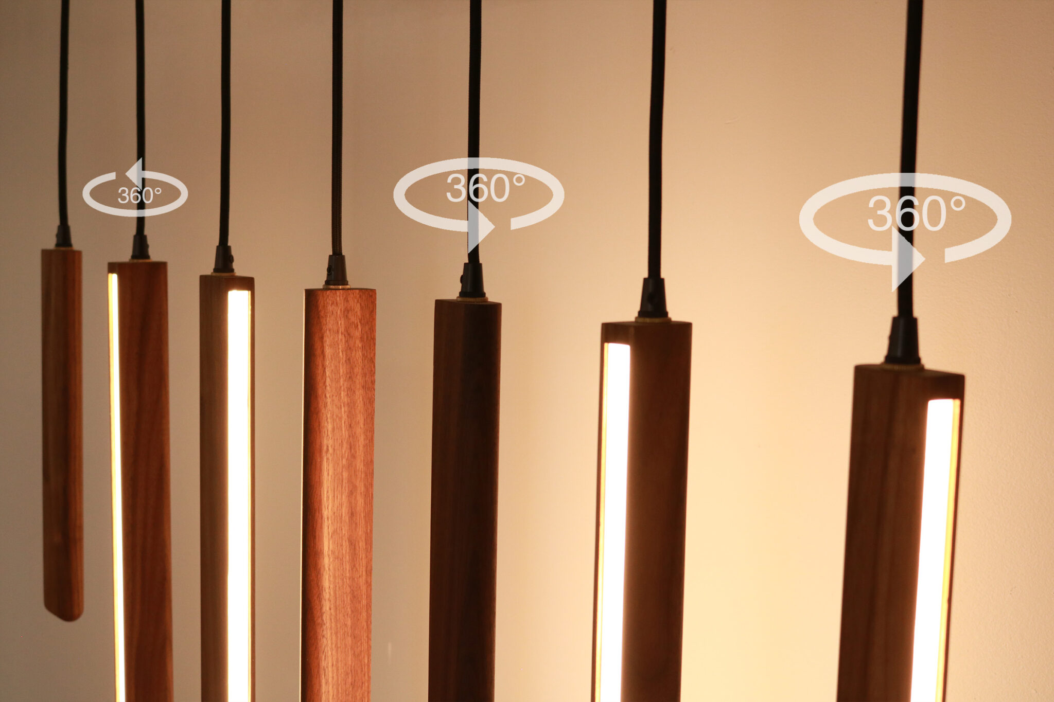 Linear Cluster LED Chandelier - Lit Modern Designs